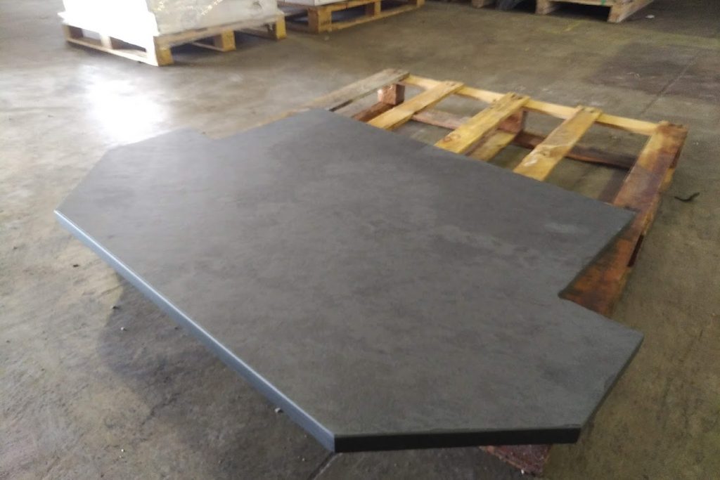 Natural riven slate hearth custom - Slate Hearth